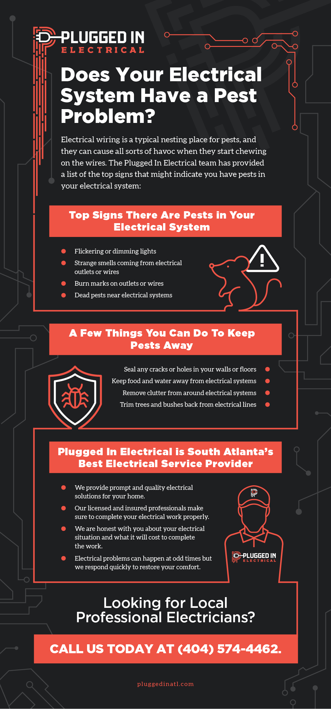 Evidence of a Pest Problem in Your Electrical Systems - Plugged In ...